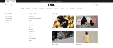 END Clothing: Designer Fashion, Shoes & Accessories
