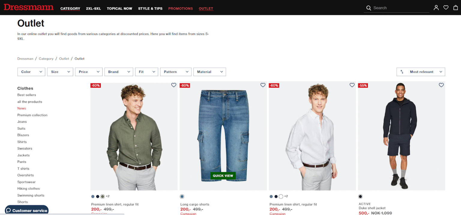 Dressmann: Men’s Clothing, Suits & Casual Wear