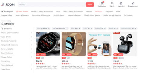 Joom: Online Shopping for Fashion, Electronics & More