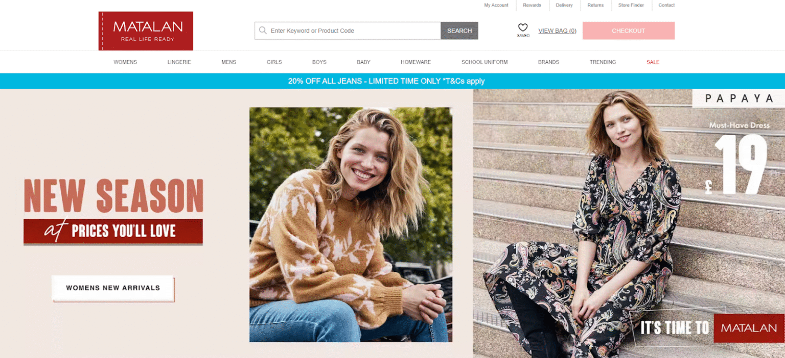 Matalan: Clothing, Shoes & Home Essentials Online