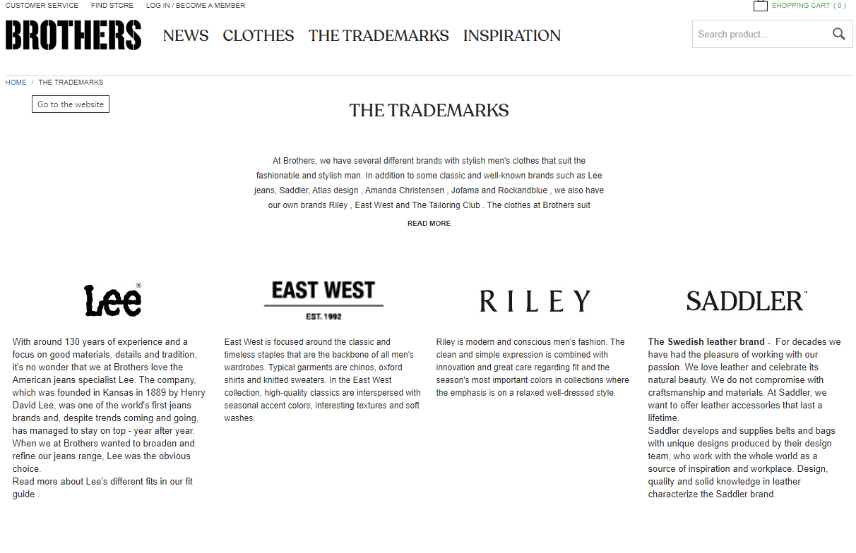 Brothers: Men’s Clothing, Suits & Casual Wear Online