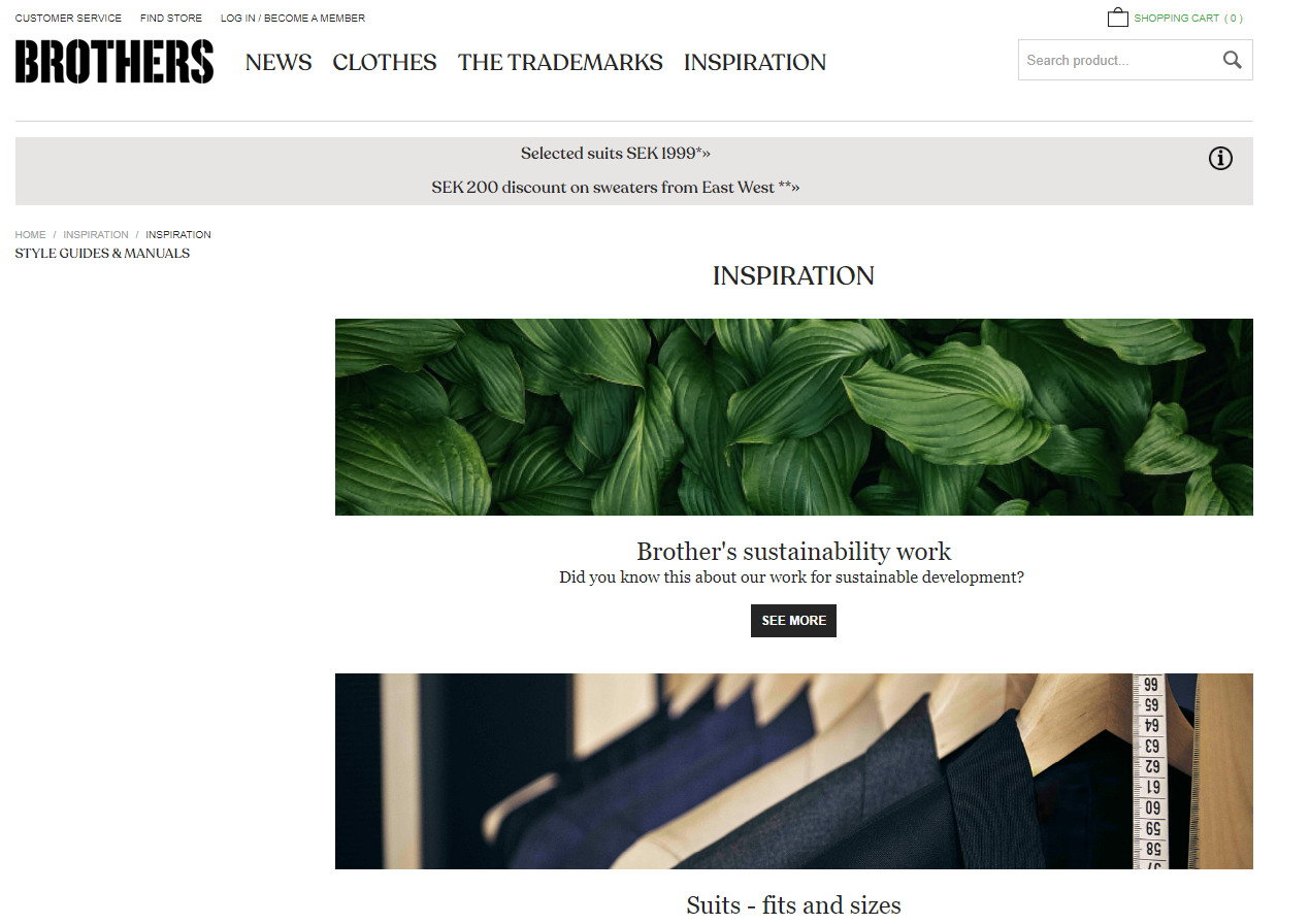 Brothers: Men’s Clothing, Suits & Casual Wear Online
