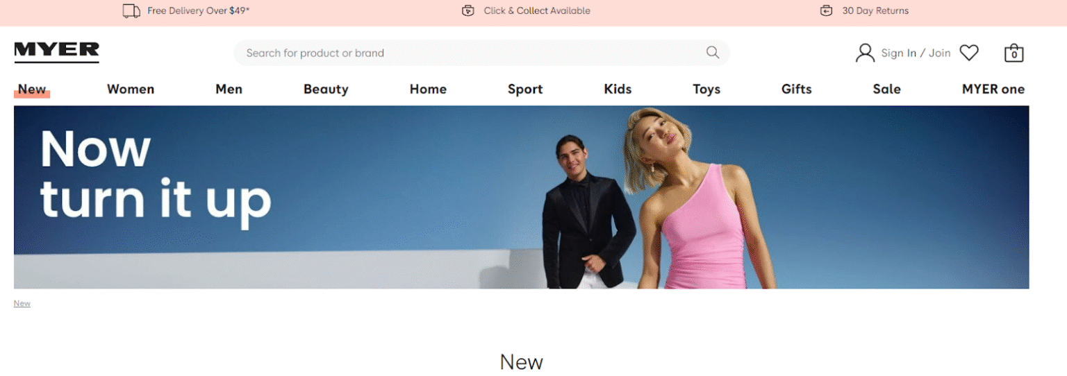 Myer: Fashion, Beauty & Home Essentials Online