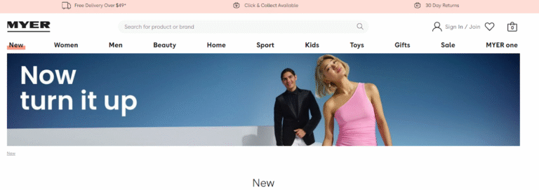 Myer: Fashion, Beauty & Home Essentials Online