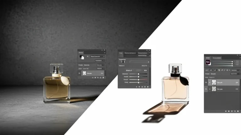 How to Extract and Keep Original Shadows for High-End Product Photography